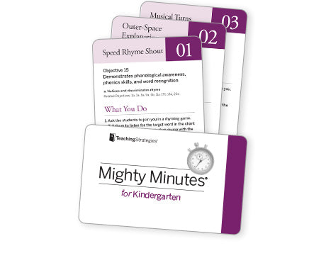 Mighty Minutes® for Kindergarten (Cards 01-100) — Teaching Strategies